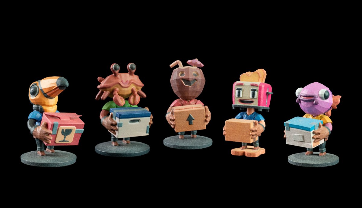Figurines from Moving Out | ACMI collection | ACMI: Your museum of ...