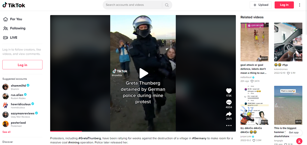 Greta Thunberg detained at anti-mining protest | Now | ACMI collection ...