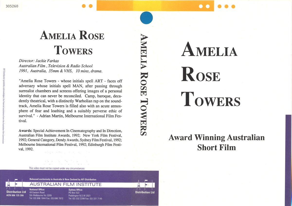 Amelia Rose Towers | Jackie Farkas | 1991 | ACMI collection | ACMI ...