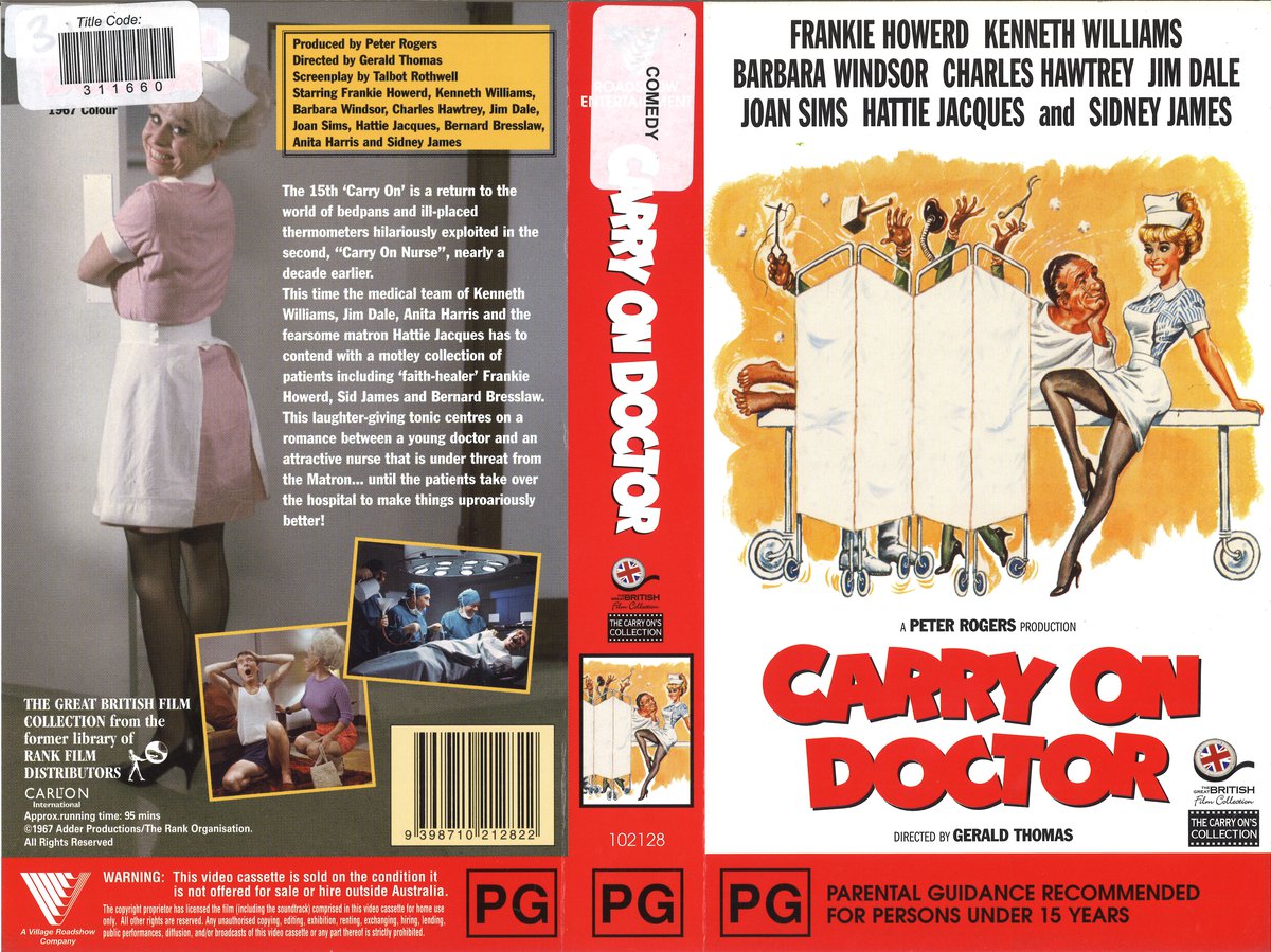 Carry on doctor | Gerald Thomas | 1967 | ACMI collection | ACMI: Your ...