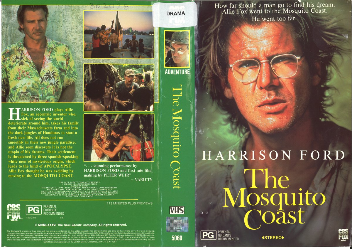 The Mosquito coast | Peter Weir | 1986 | ACMI collection | ACMI: Your ...