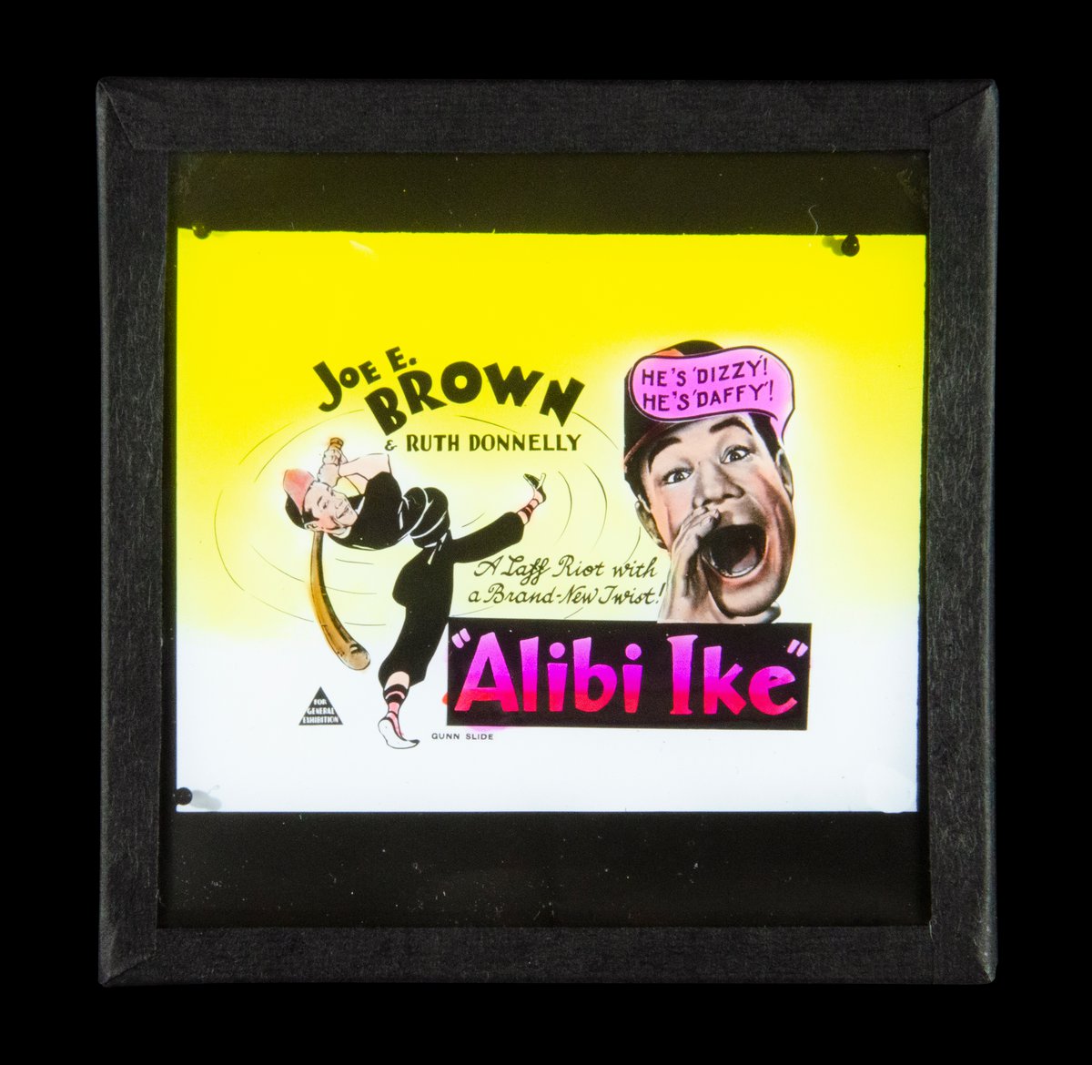 Alibi Ike cinema slide | Warner Bros Pictures | 1935 | ACMI collection ...