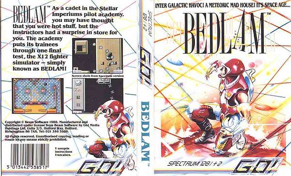 Emulation of Bedlam for Spectrum 128 & +2 | ACMI collection | ACMI ...