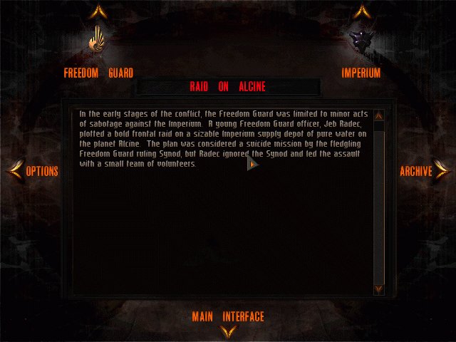 Dark Reign: The Future of War [computer game] | Auran Games | 1997 ...