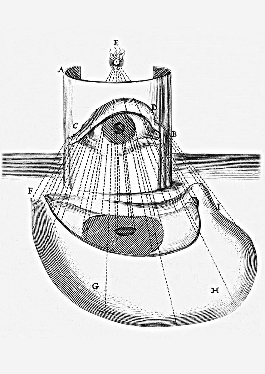 Optical construction of a cylinder anamorphosis | Mario Bettini Bettini ...