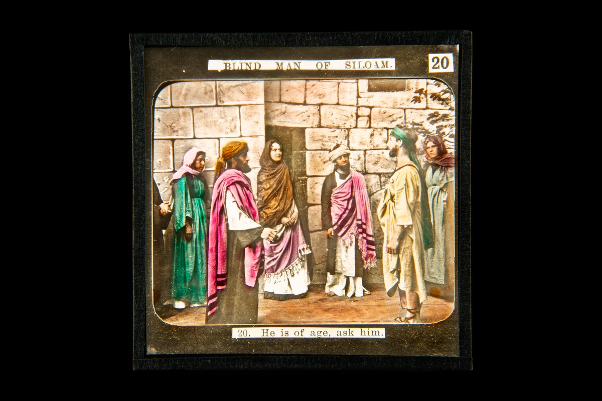 The Blind Man of Siloam lantern slides | The Limelight Department ...