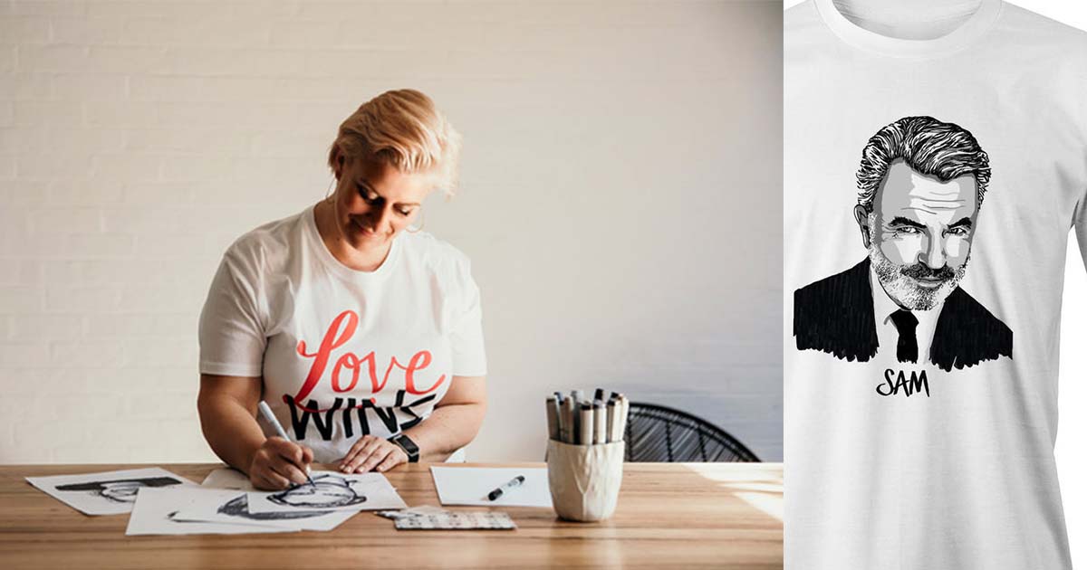 Meet Jess McDonald, the artist behind our High Tees shop range | ACMI ...