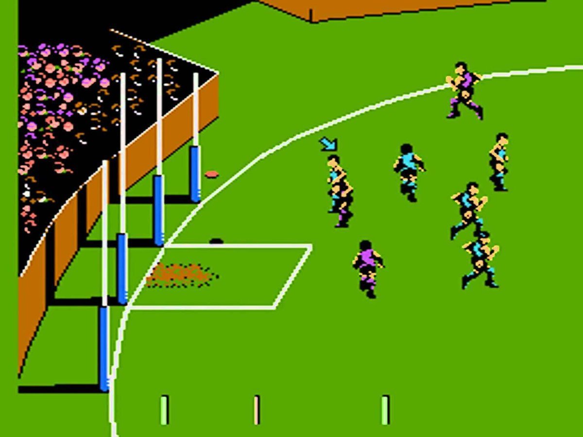 Screenshot from Aussie Rules Footy | Beam Software | 1991 | ACMI ...