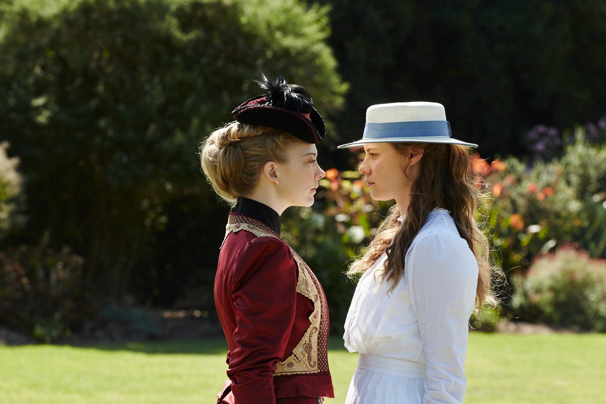 Picnic at Hanging Rock production still of Miranda (Lily Sullivan) and ...