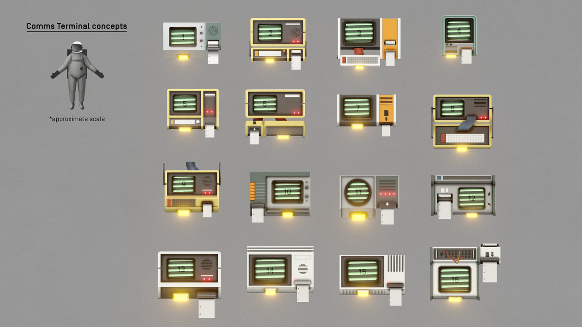 Communications terminal concept art from Heavenly Bodies (2021) | 2018 ...
