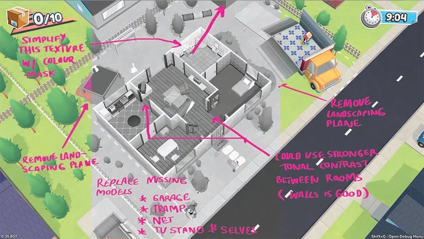 Level design from Moving Out | ACMI collection | ACMI: Your museum of ...