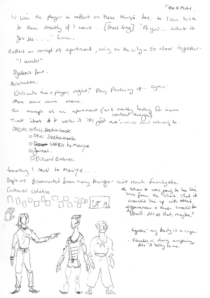 Sketchbook page from the development of Apartment | 2021 | ACMI ...