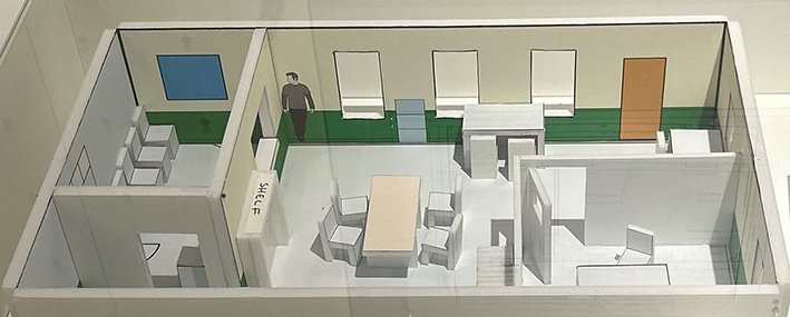 Scale model of the police station | Herbert Pinter | 2022 | ACMI ...