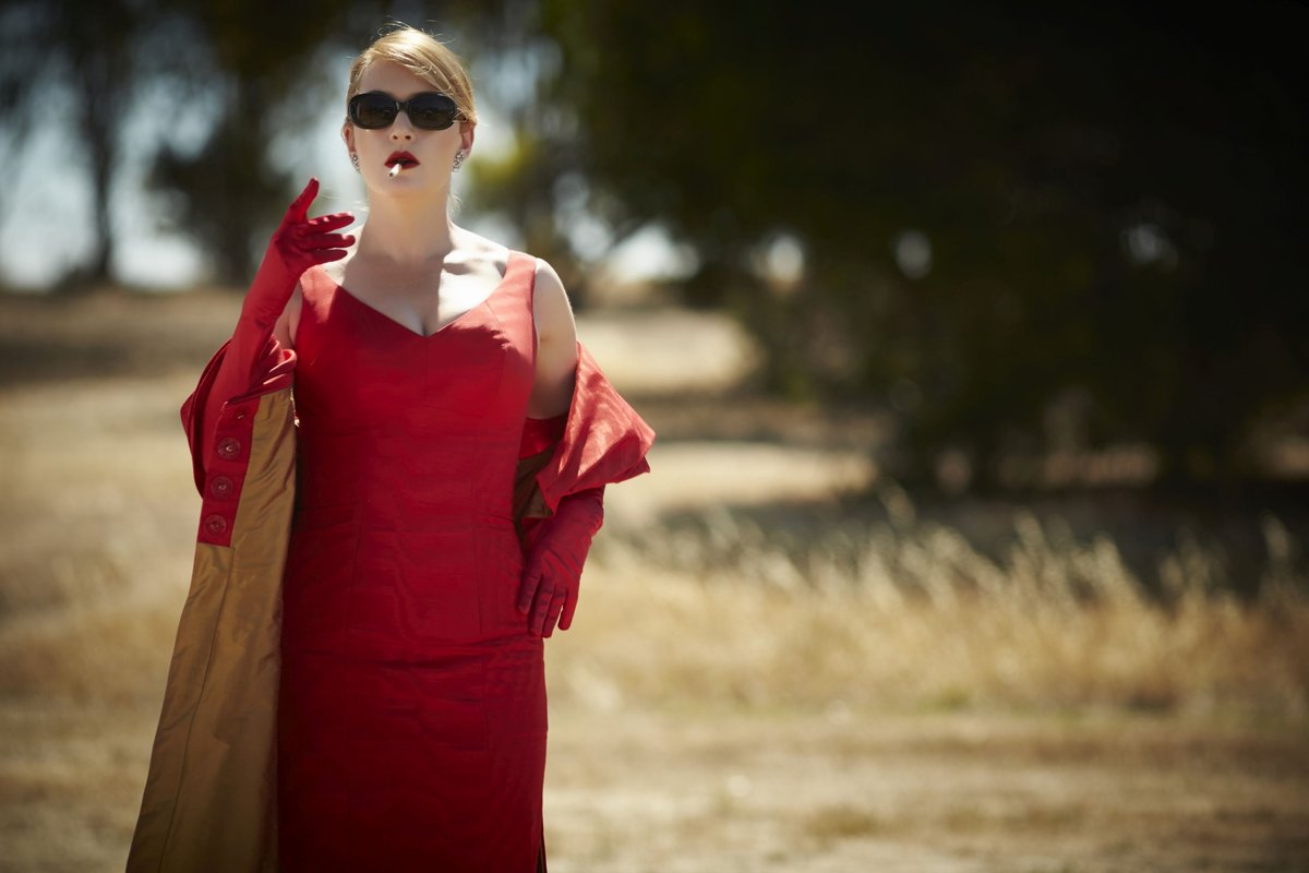 Official publicity photographs from The Dressmaker (Tilly in the red ...