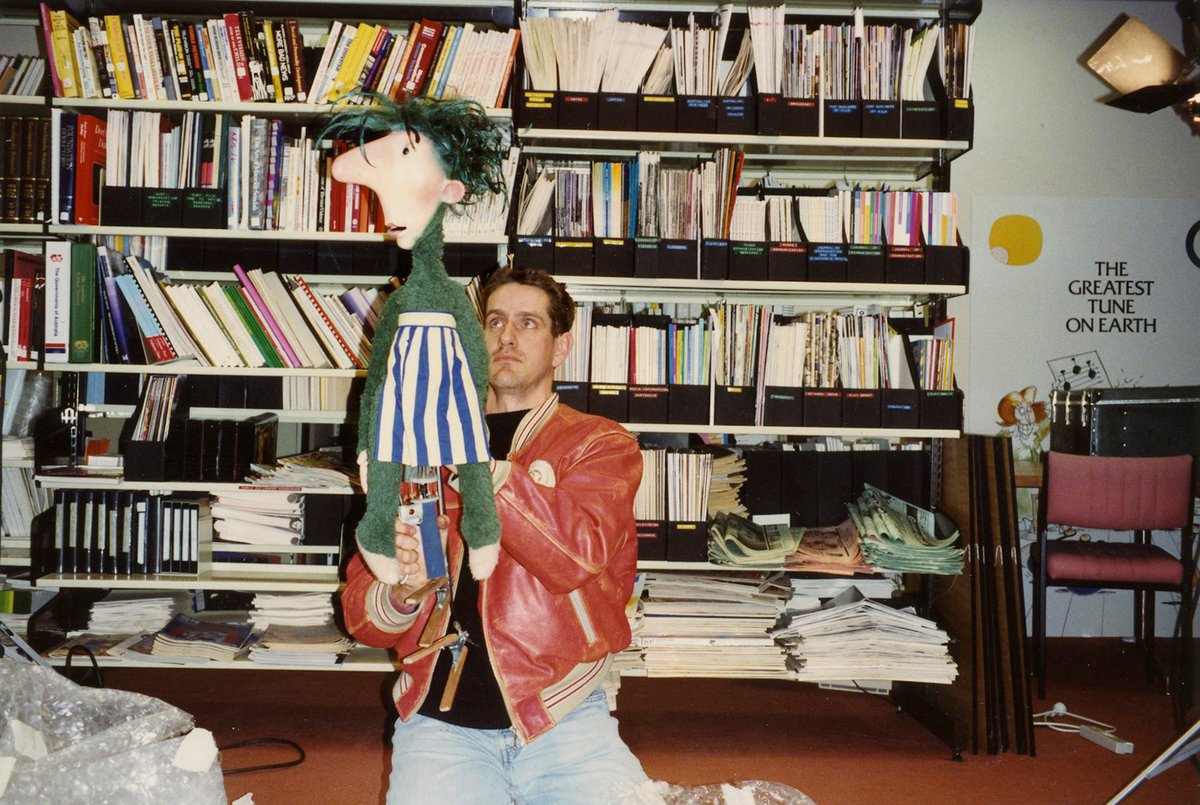 GRAPHIC: Lift Off BTS still of Nearly with puppeteer | ACMI collection ...