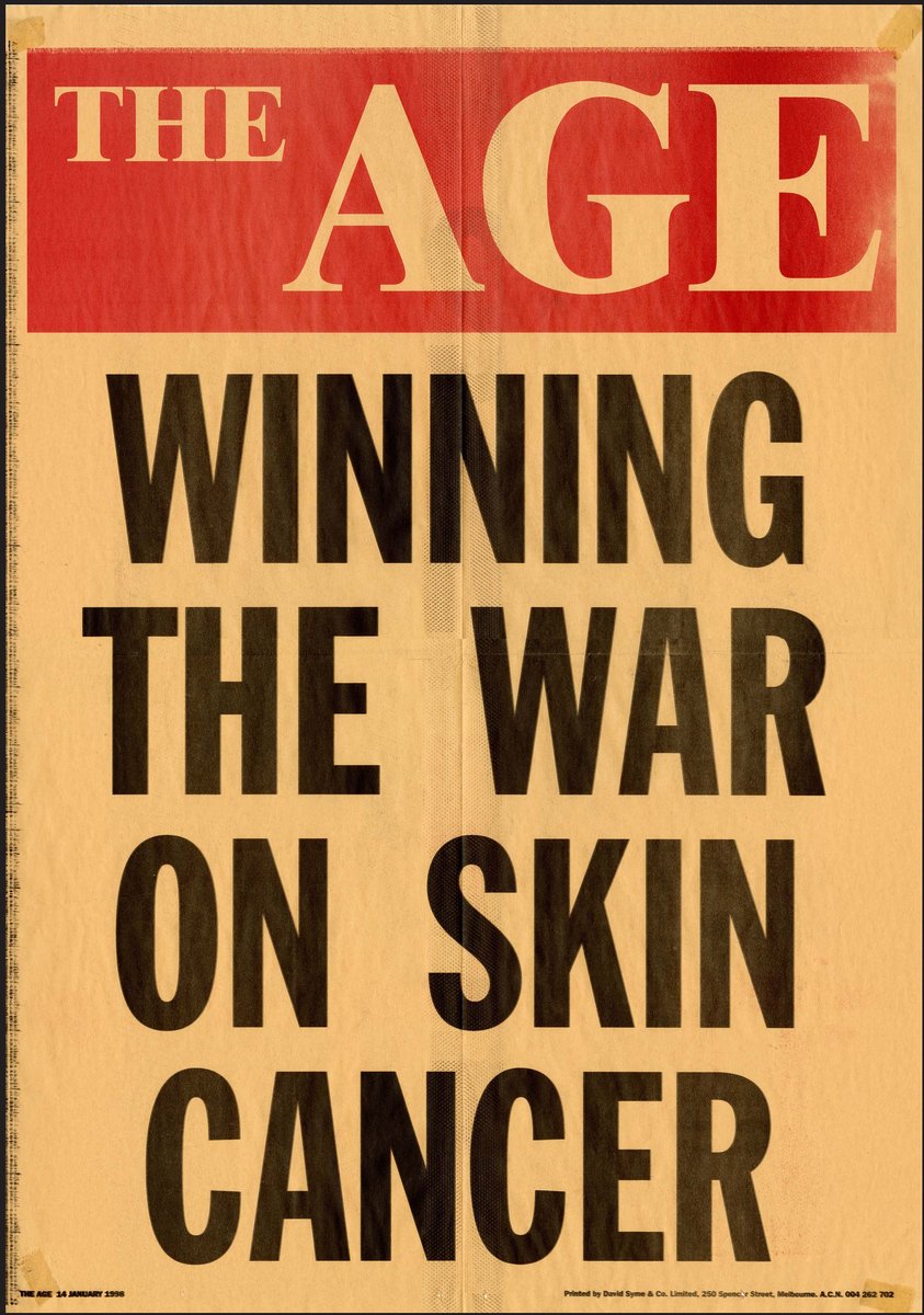 Winning the War on Skin Cancer | The Age (newspaper) | ACMI collection ...