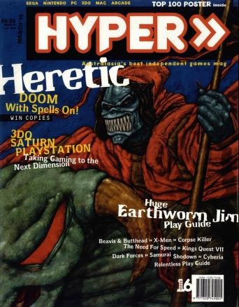 Hyper >> [games magazine] Issue 16, March 1995 | Otter Publishing ...