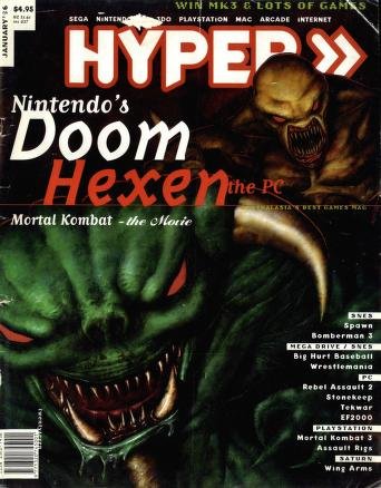 Hyper >> [games magazine] Issue 27, January 1996 | Otter Publishing ...