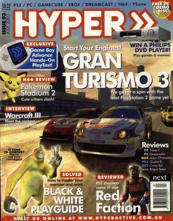 Hyper >> [games magazine] Issue 93, July 2001 | Next Publishing | 2001 | ACMI collection | ACMI ...