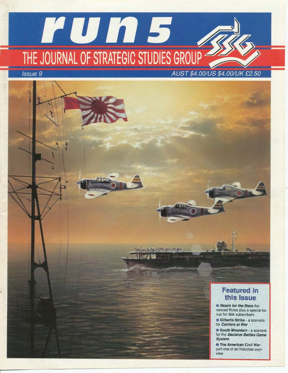 run 5: the journal of Strategic Studies Group [games magazine] Issue 9 ...