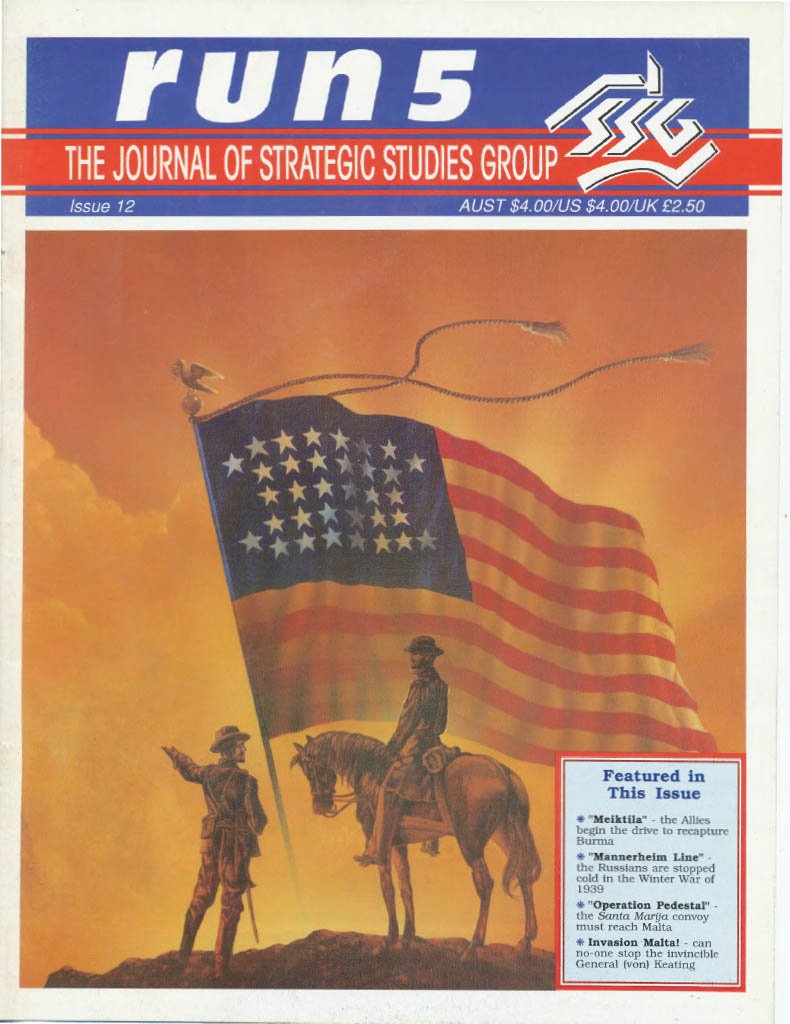 run 5: the journal of Strategic Studies Group [games magazine] Issue 12 ...