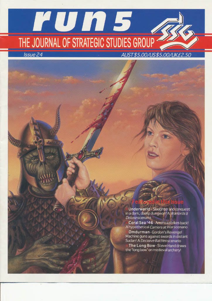 run 5: the journal of Strategic Studies Group [games magazine] Issue 24 ...