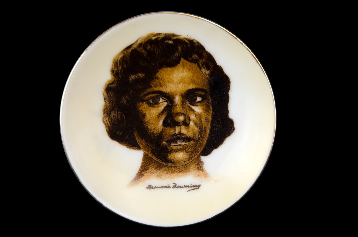‘Aboriginal kitsch’ Jedda plate | Maker not documented | ACMI ...