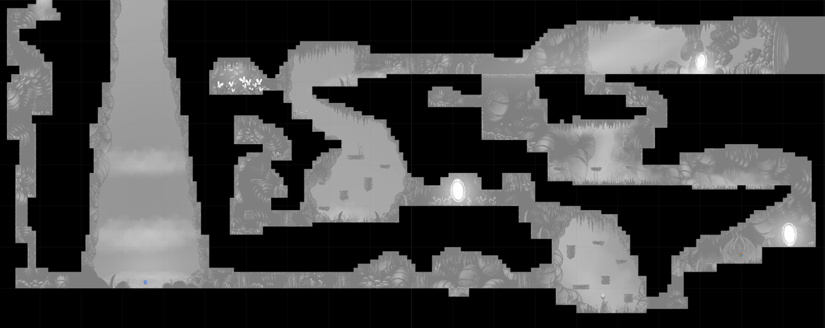 Hollow Knight block/tile version of a room | ACMI collection | ACMI ...